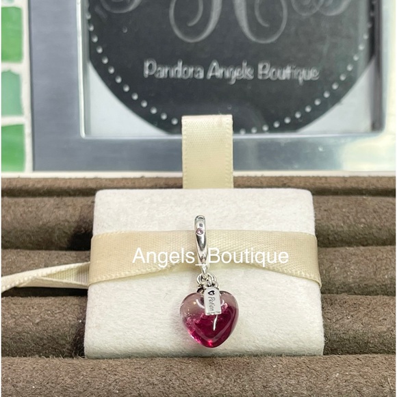 Pandora | Jewelry | New Pandora Love Potion Murano Glass Heart Dangle ...